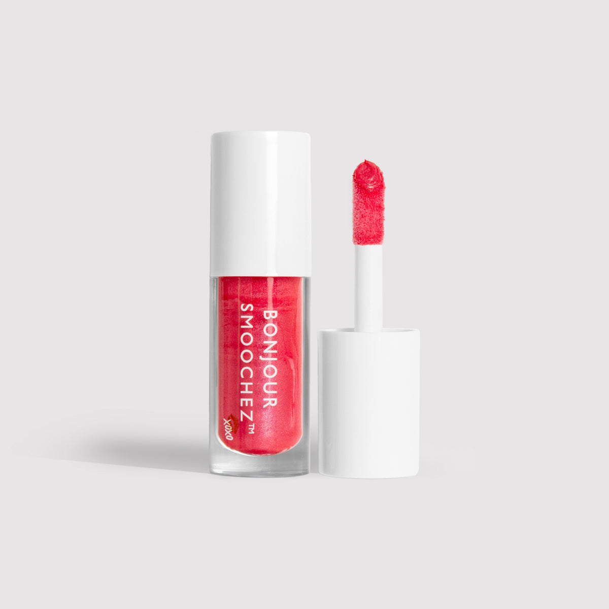 Coral Kiss Bodacious Lips | Bonjour Smoochez Tinted Lip Gloss